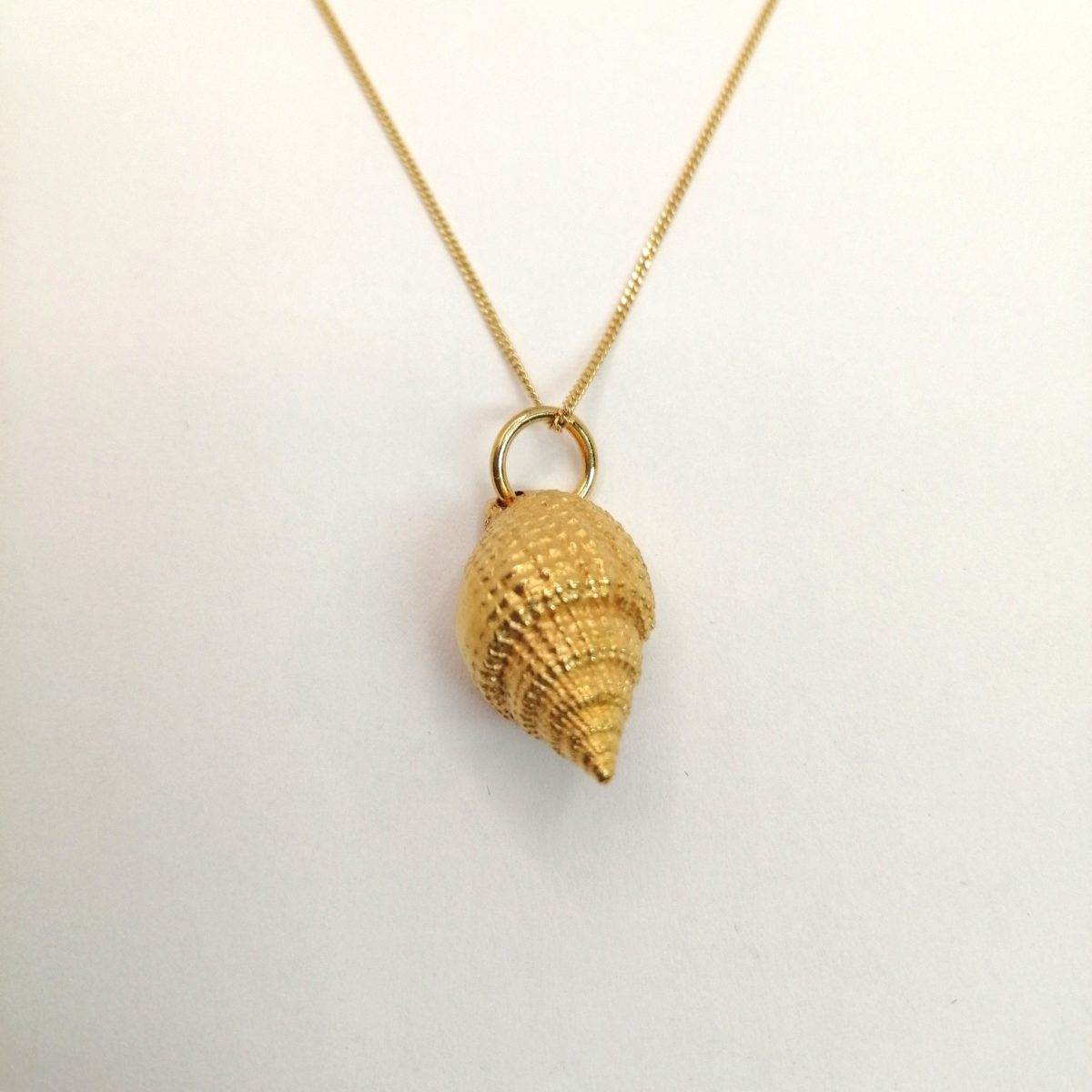 Gold Conch Shell Necklace - Castle Collection